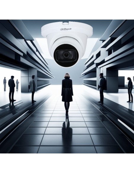 Domo fijo Dahua 4 en 1 serie PRO 5MG con Smart IR de 60 m para exterior